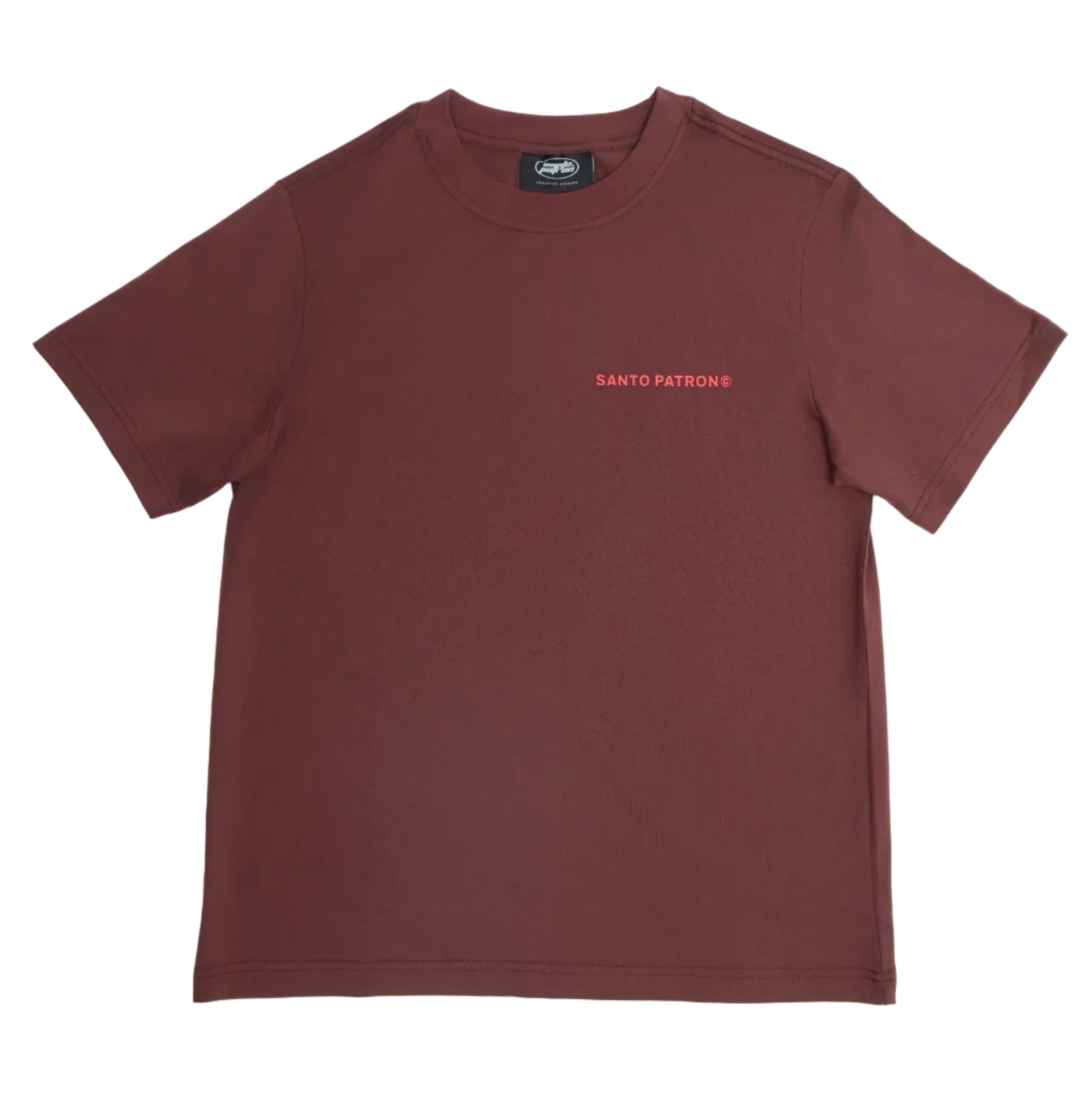 Santo Patrón Core Tee Burgundy – Santo Patrón Clothing